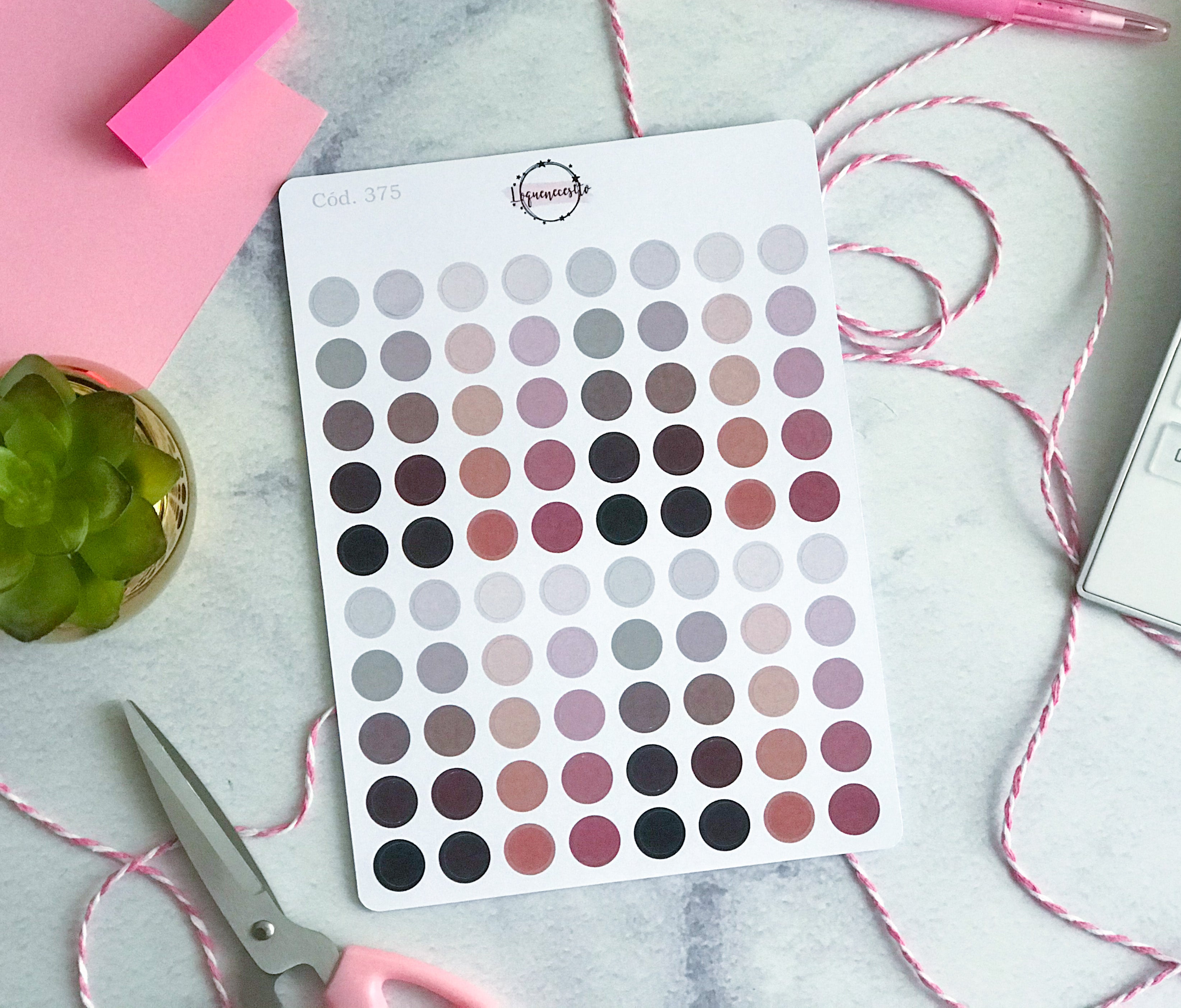 Sticker círculos Terra – Loquenecesito